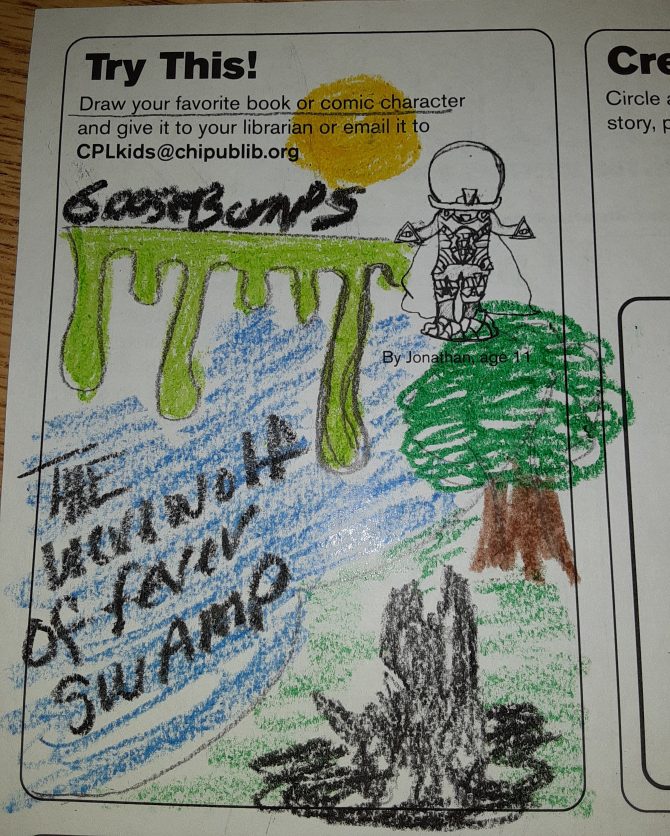 Kids Share Their Creations: Goosebumps Drawing | Chicago Public Library
